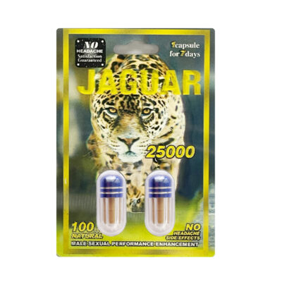 Jaguar 25K Double Pill (2 Capsules Each) - VIP