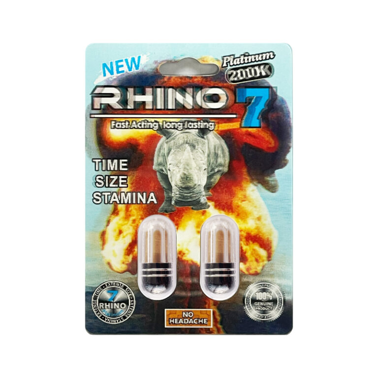 Rhino 7 200K Double Pill (2 Capsules Each) - VIP